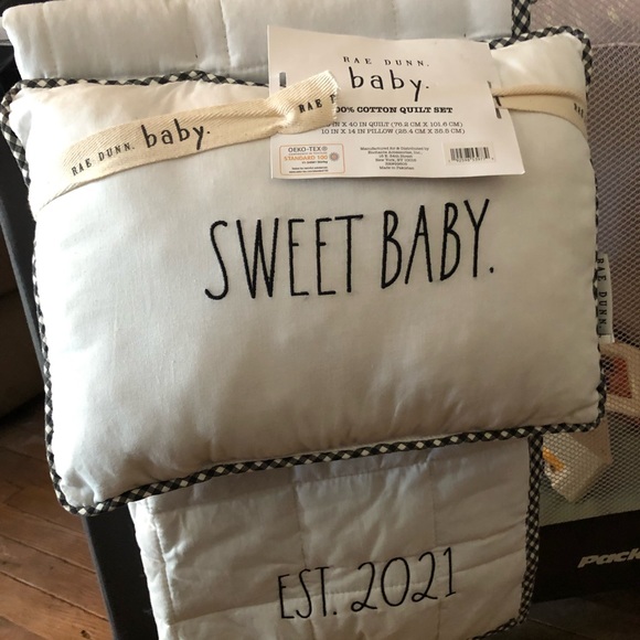 Rae Dunn | Other | Brand New Rae Dunn Baby Quilt Set | Poshmark